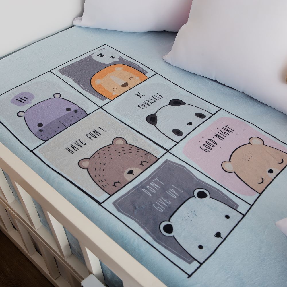 Manta Cuna Animales - Casablanca Blanqueria